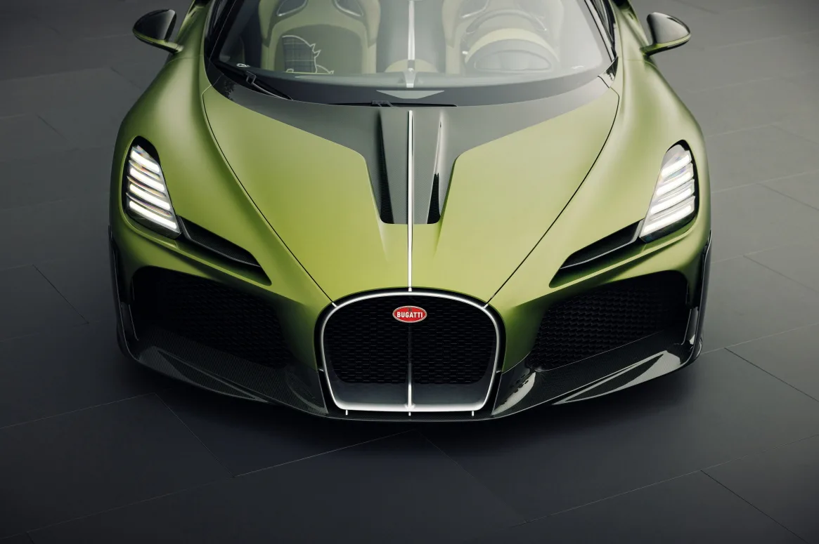 Bugatti Brouillard debut with W16 engine and heritage